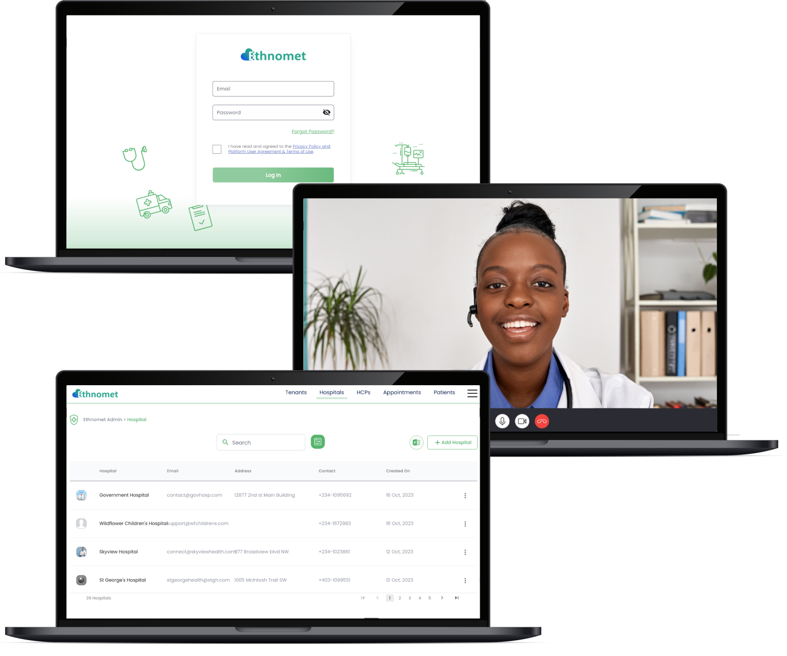 Digital Healthcare Platform – Ethnomet